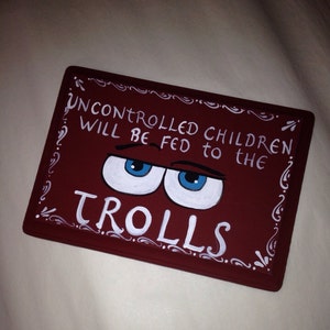 Norwegian Scandinavian Troll Warning Sign - Etsy Canada