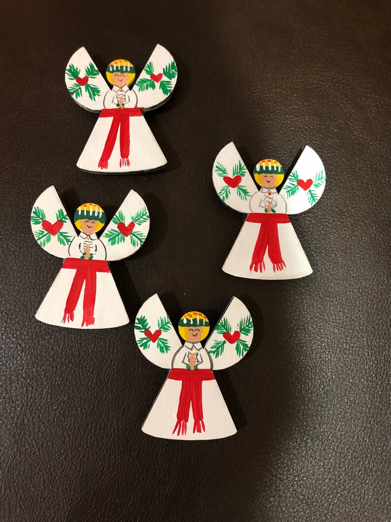 Swedish St Lucia Pin or Magnet | Etsy