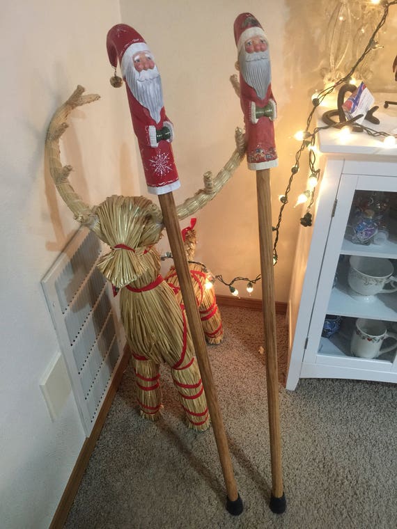 Santa Claus Walking Cane LIMITED TIME SALE Etsy