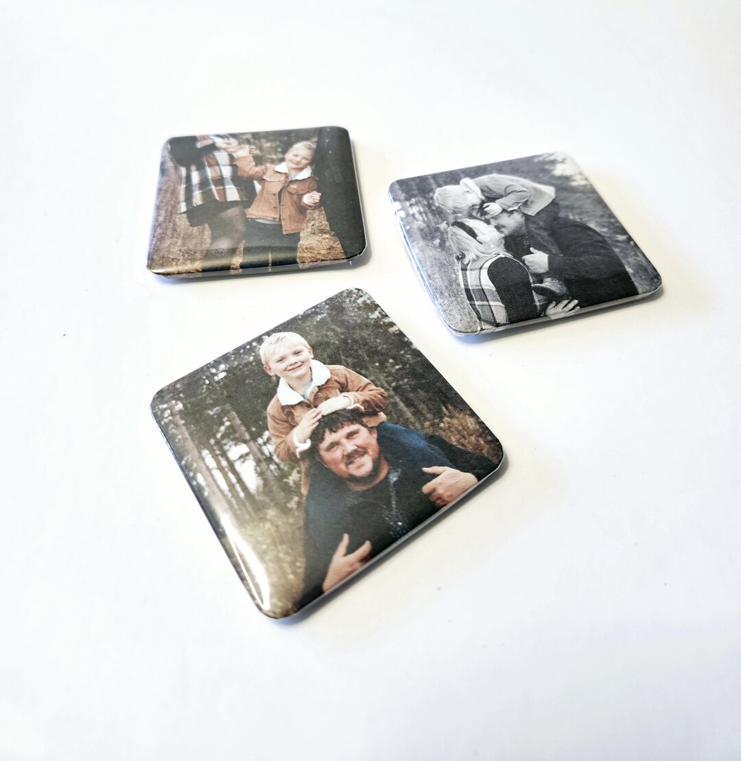2x2 Fridge Magnets | Personalized Photo Magnets | Custom Gift - Etsy