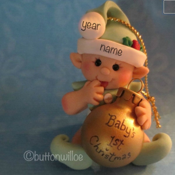 Polymer Clay Elf - Etsy