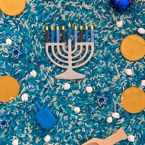 Hanukkah Sensory Play Kit - Etsy