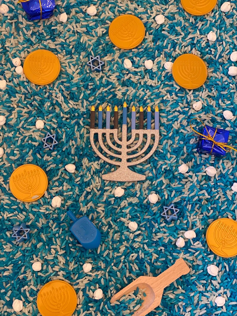 Hanukkah Sensory Play Kit - Etsy