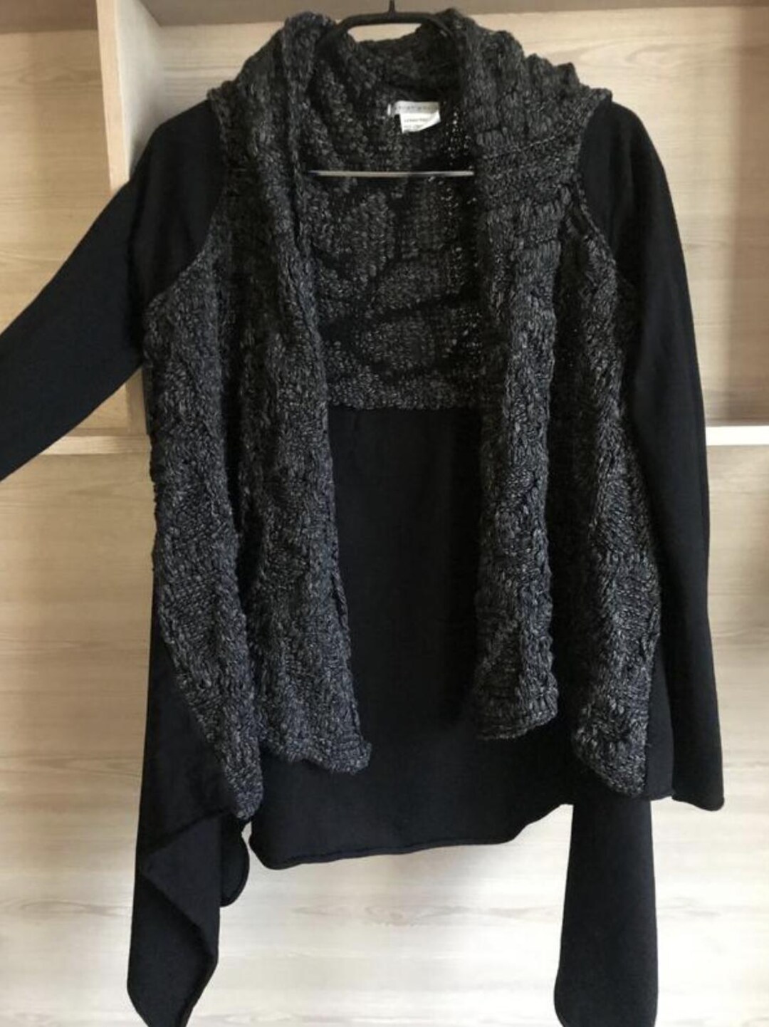 Sarah Pacini Asymmetrical Designer Cardigan Black One Size - Etsy