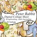 Peter Rabbit Scrapbooking Printable Digital Collage Sheet | Etsy
