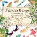 Printable Fairy Wings, Insect Wings Illustrations, Instant Digital ...