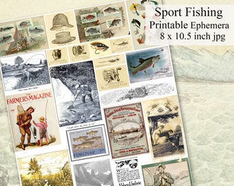 Fishing Ephemera | Etsy