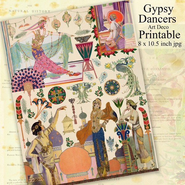 Gypsy Clipart - Etsy