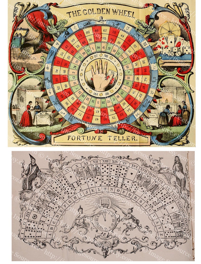 Wheel of Fortune Printable Fortune Telling Oracle - Etsy