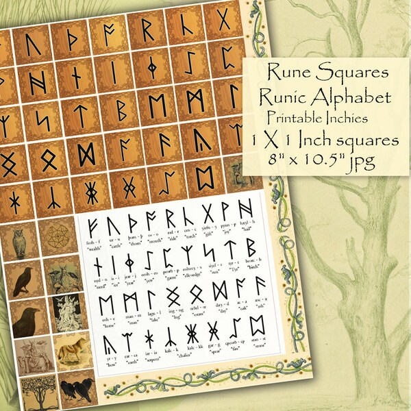 Runic Alphabets - Etsy