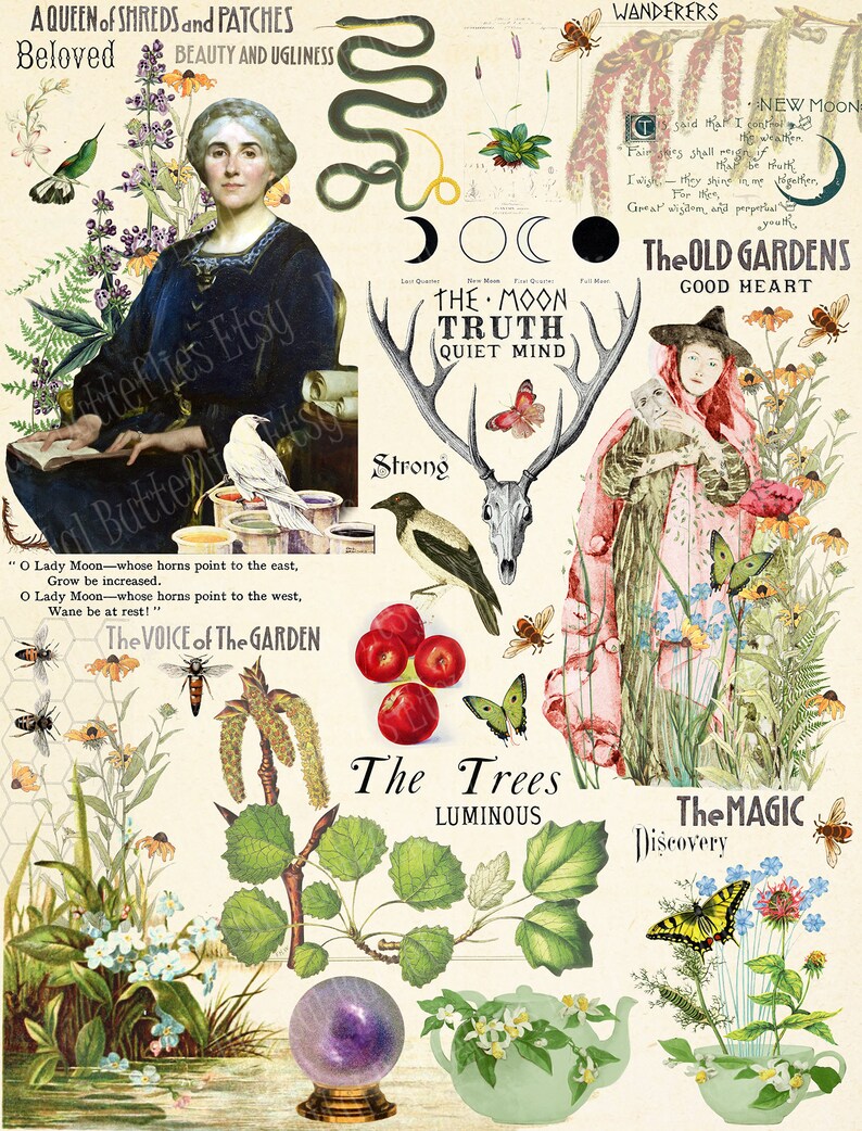 Printable Wise Woman Instant Download, the Crone Archetype, Granny ...