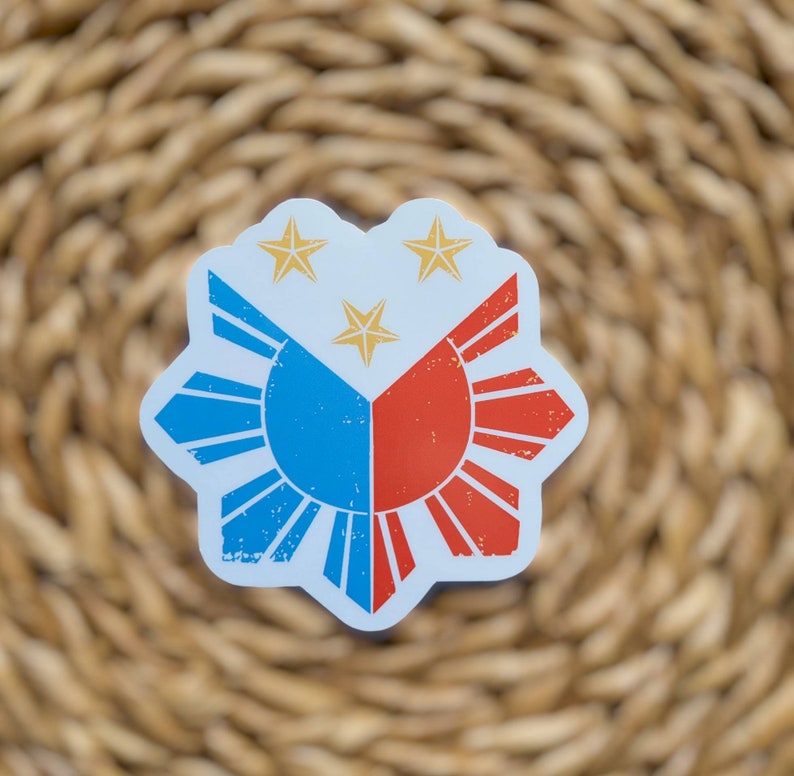 Filipino Stickers Filipino Flag Sticker for Car Filipino - Etsy