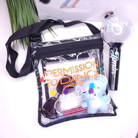 BTS Clear Stadium Bag Clear Concert Purse Crossbody Bag - Etsy