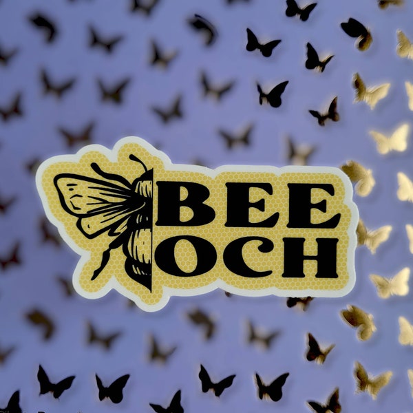 Bee Sticker - Etsy