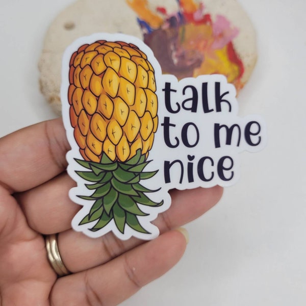 Pineapple Sticker - Etsy