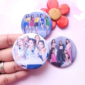 Itzy Pins, Button Pins, Itzy Merch, Buttons for Women, Kpop Pins, Badges Buttons, Kawaii Pinback ...