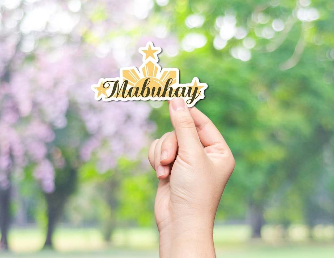 Filipino Sticker, Mabuhay, Putangina Sticker for Water Bottle, Filipino ...