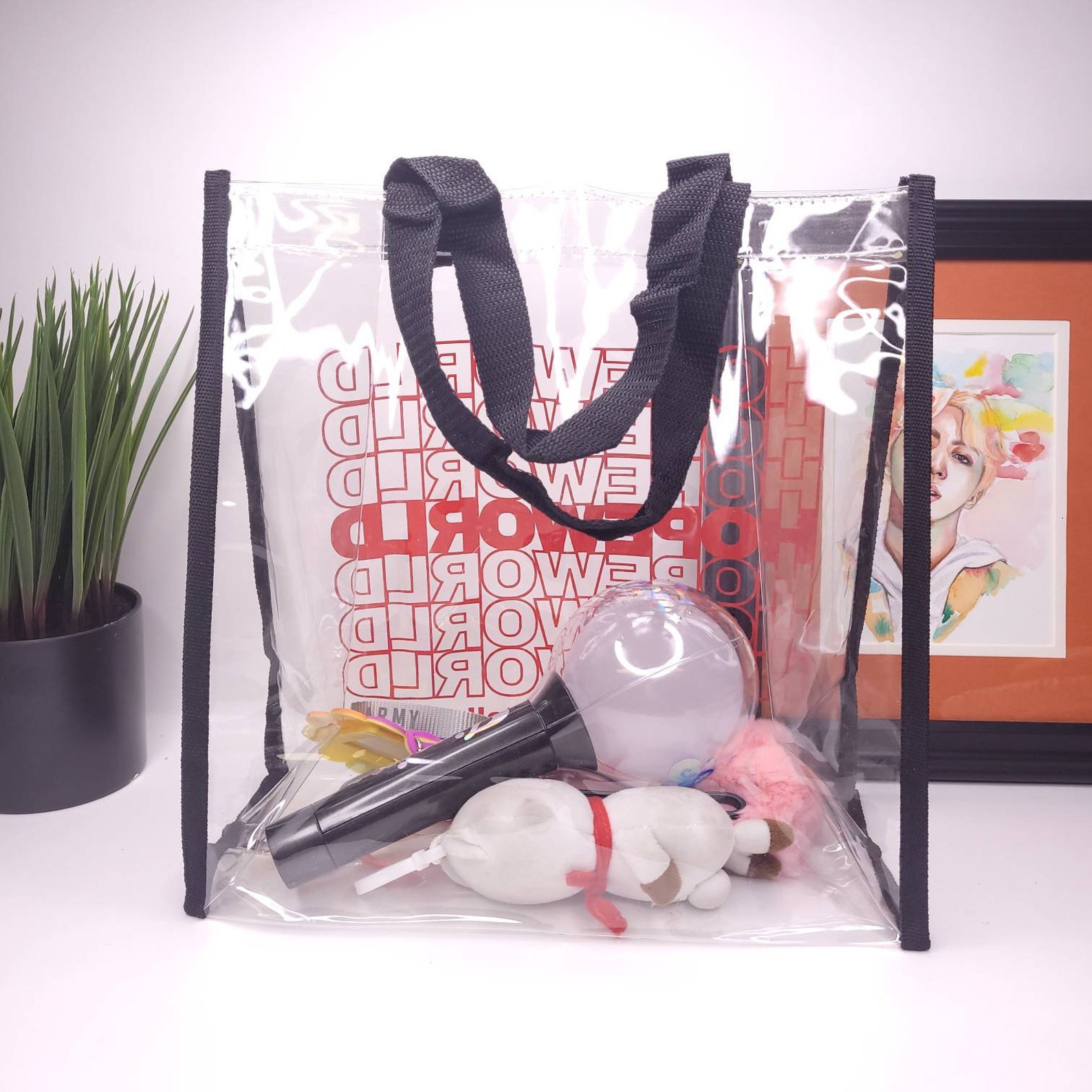 BTS Clear Stadium Bag Clear Concert Purse Crossbody Bag - Etsy