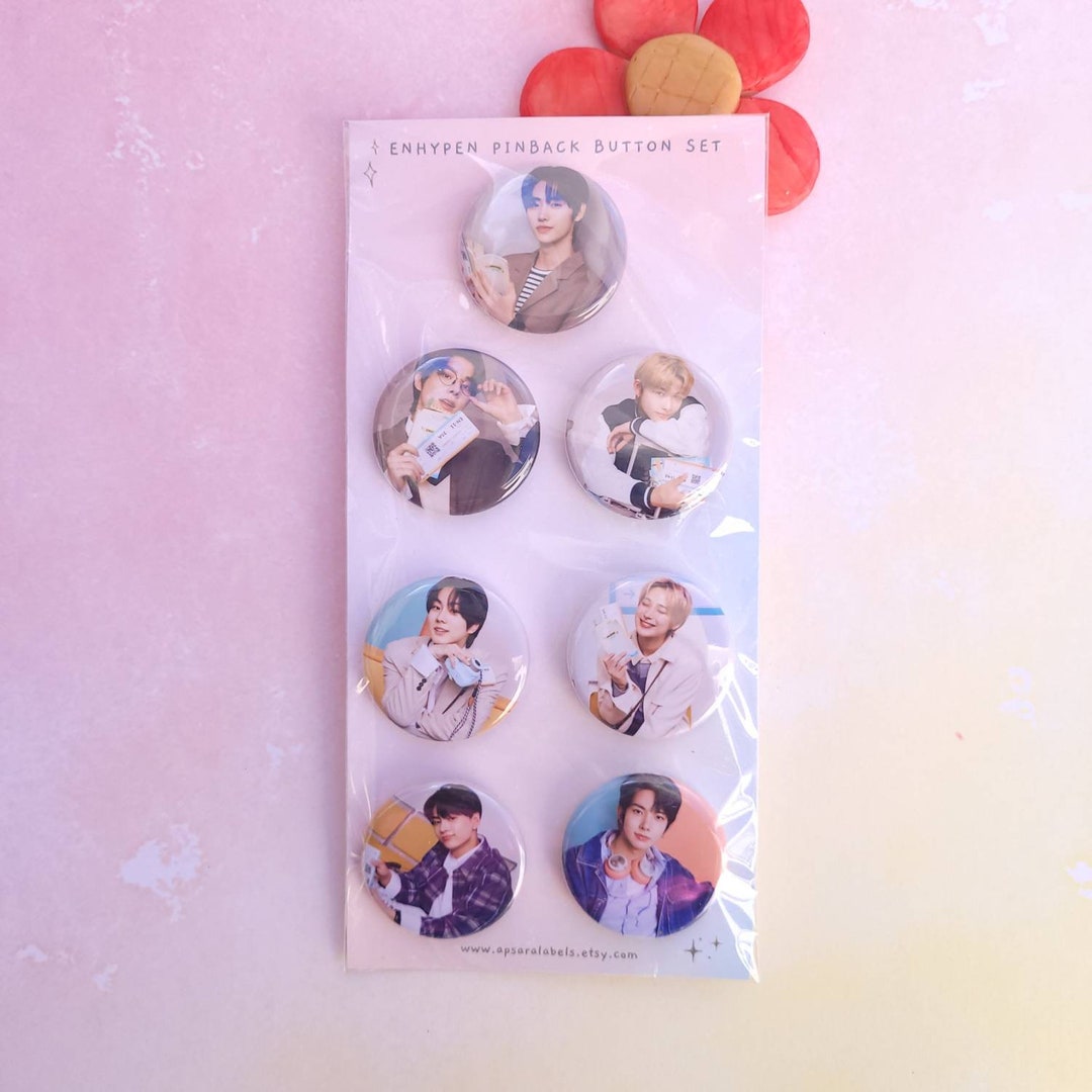 Enhypen Pins, Button Pins, Enhypen Merch, Buttons for Women, Kpop Pins, Badges Buttons, Kawaii ...