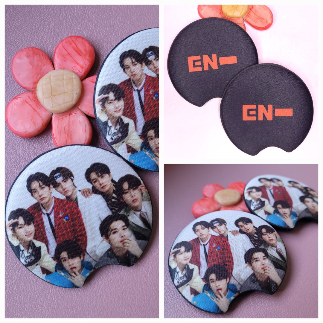 Enhypen Merch, Enhypen Accessories, Kpop Merch, Car Coasters, Cup ...