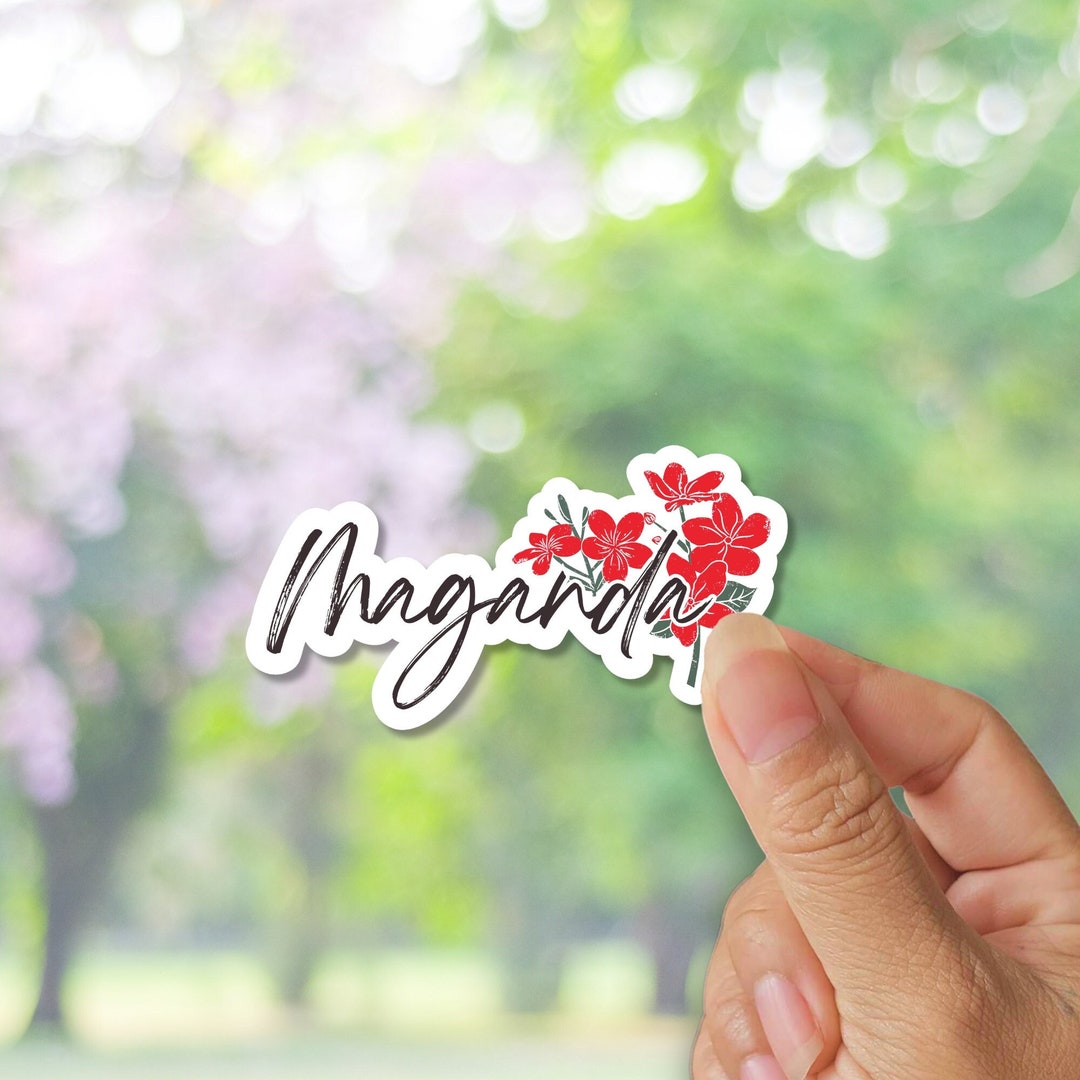 Maganda Filipino Sticker, Philippines Sticker for Water Bottle ...