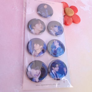 BTS Buttons, Button Pins, BTS Merch, Buttons for Women, Hanbok, Happy ...