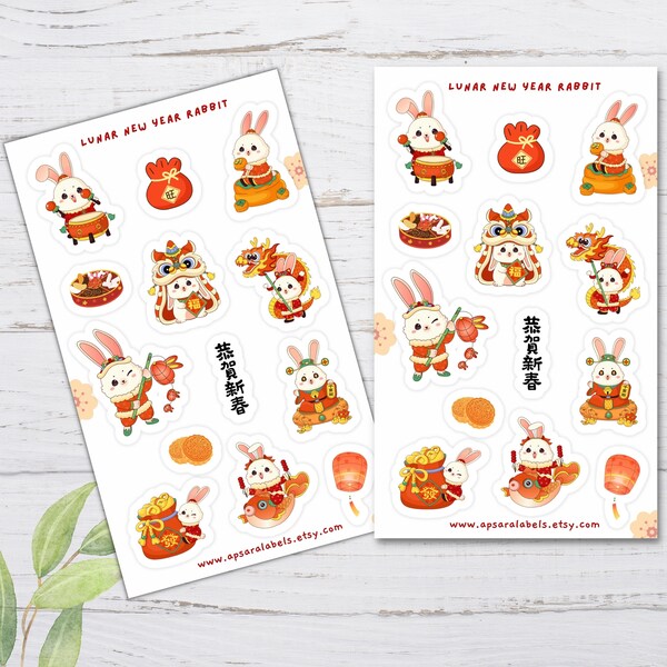 Chinese Stickers - Etsy