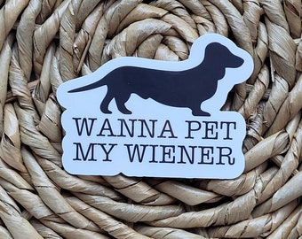 Wiener Dog Sticker - Etsy