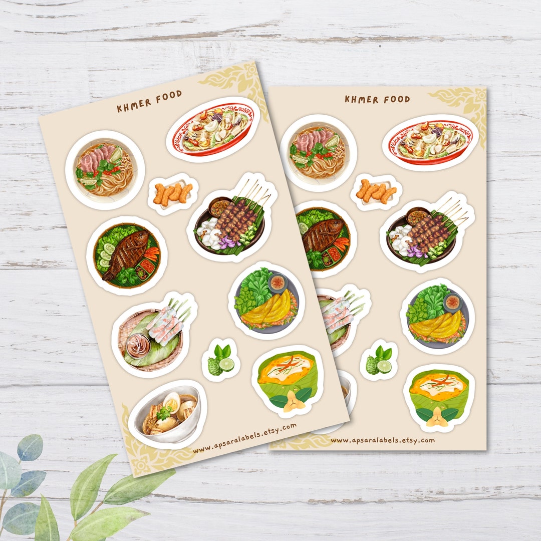 Khmer Food Stickers, Khmer New Year, Khmer Traditional, Khmer Gift ...