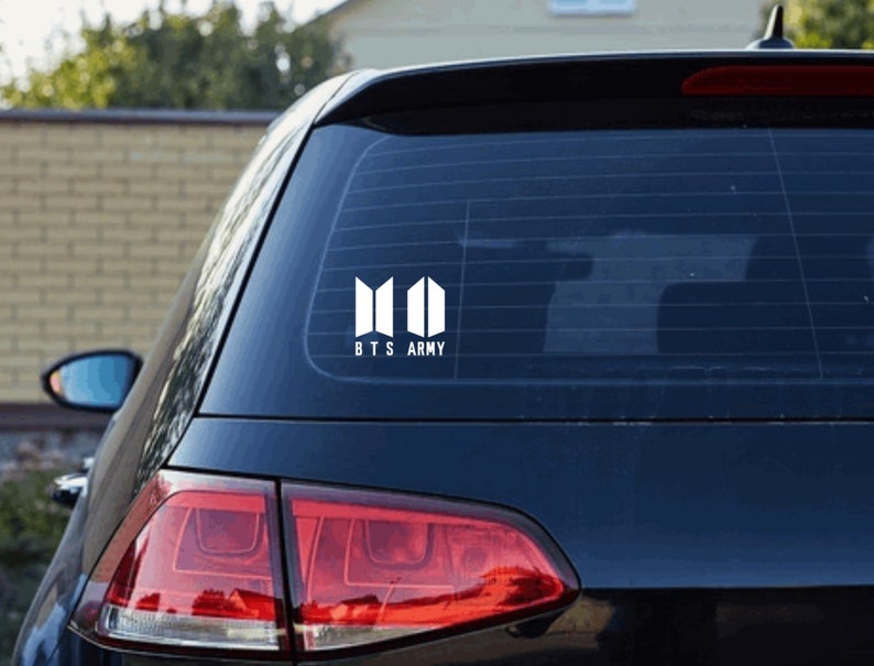 BTS & ARMY Logo Car Decal Vinyl Car Sticker BT21 K-pop - Etsy Hong Kong