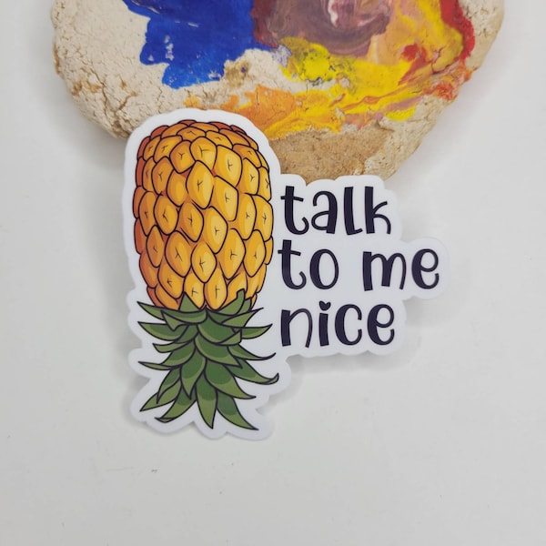 Pineapple Sticker - Etsy