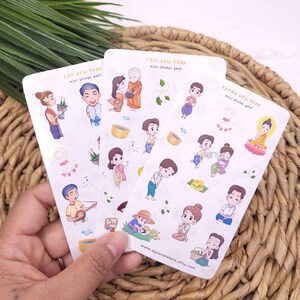 Khmer Stickers Khmer New Year Khmer Traditional Clothing - Etsy