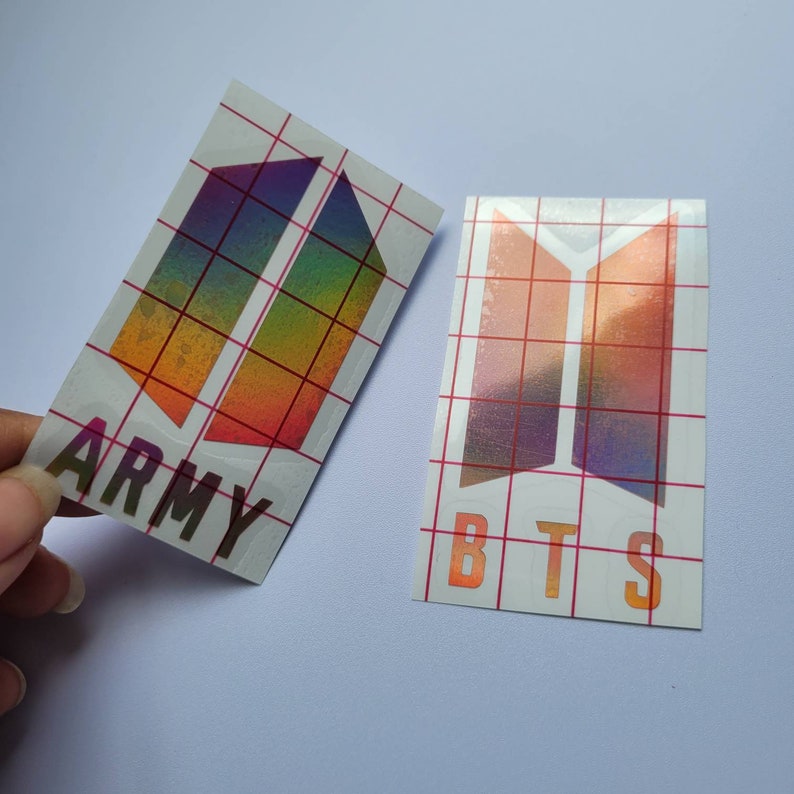 BTS & ARMY Logo Car Decal Vinyl Car Sticker BT21 K-pop - Etsy