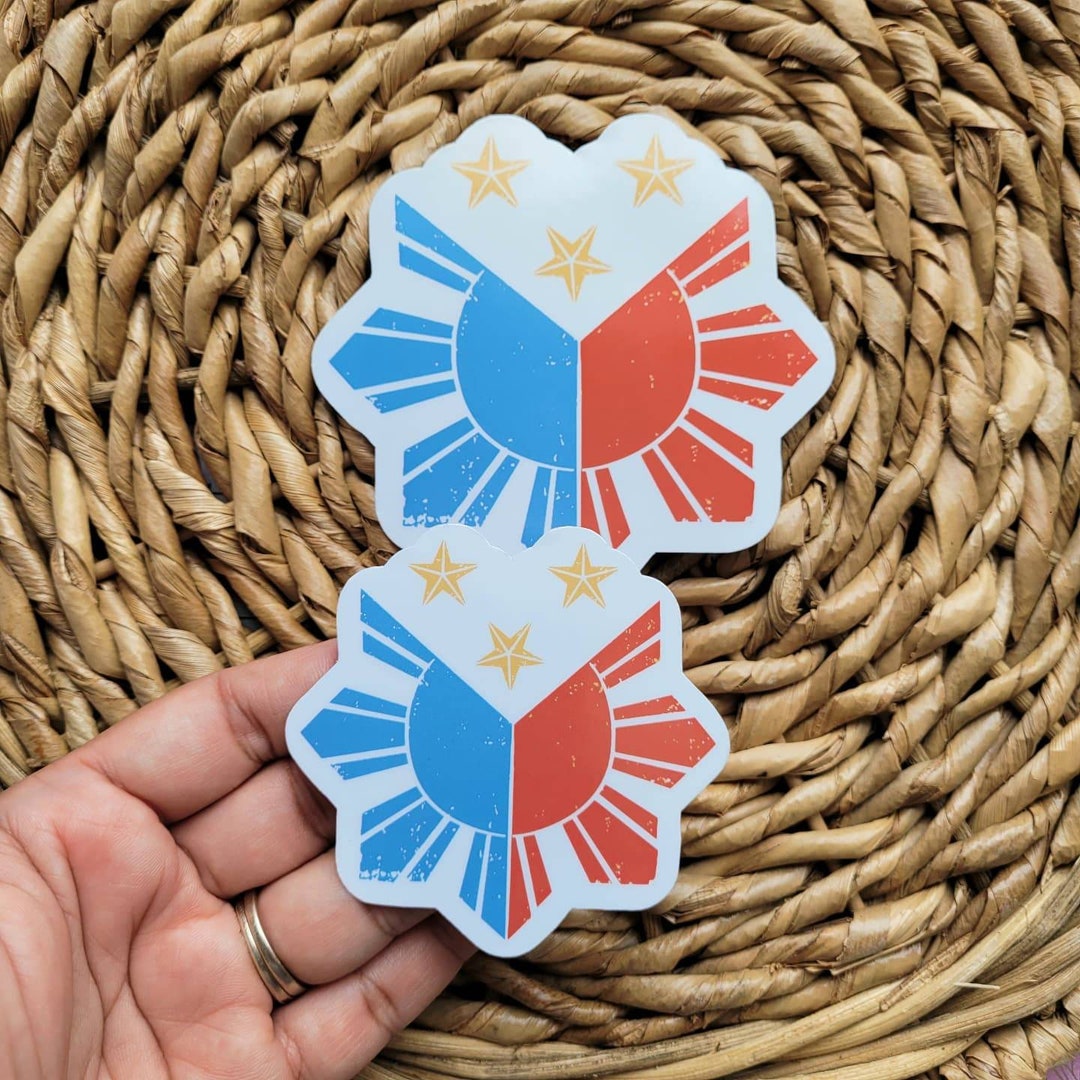 Filipino Sticker, Philippine Flag Sticker For Water Bottle, Water ...