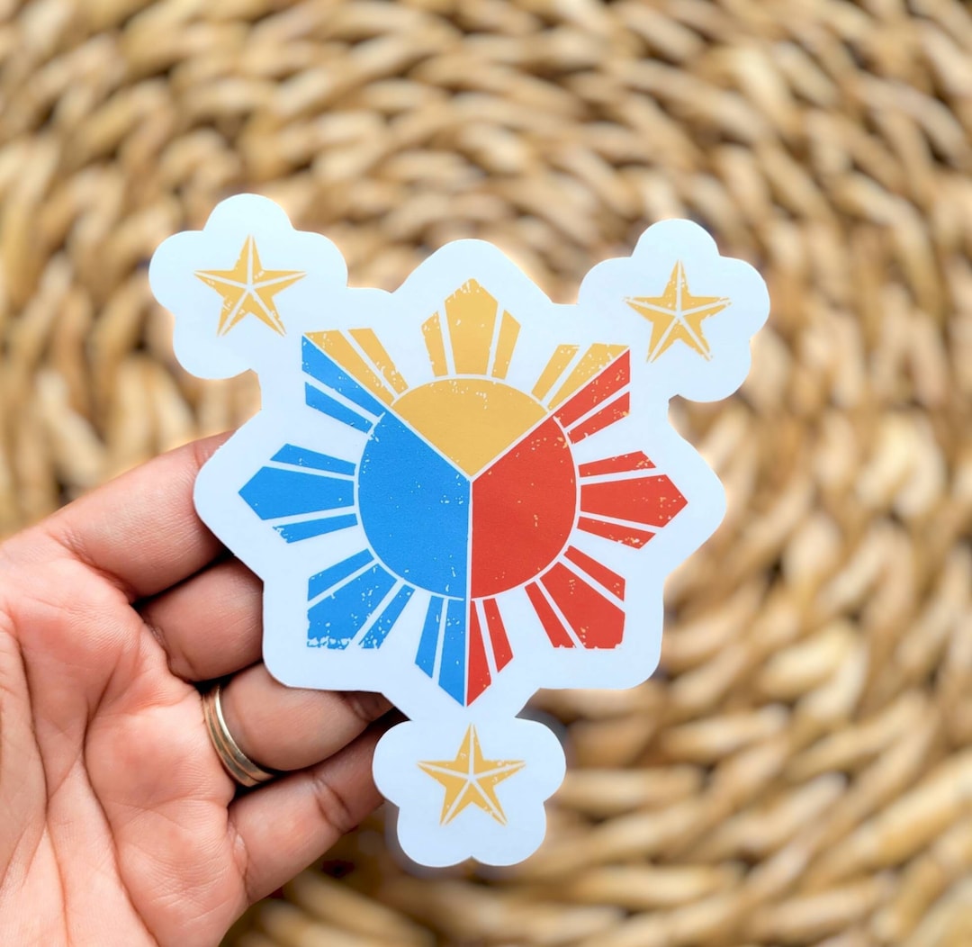 Filipino Sticker, Philippine Flag Sticker for Water Bottle, Filipino ...
