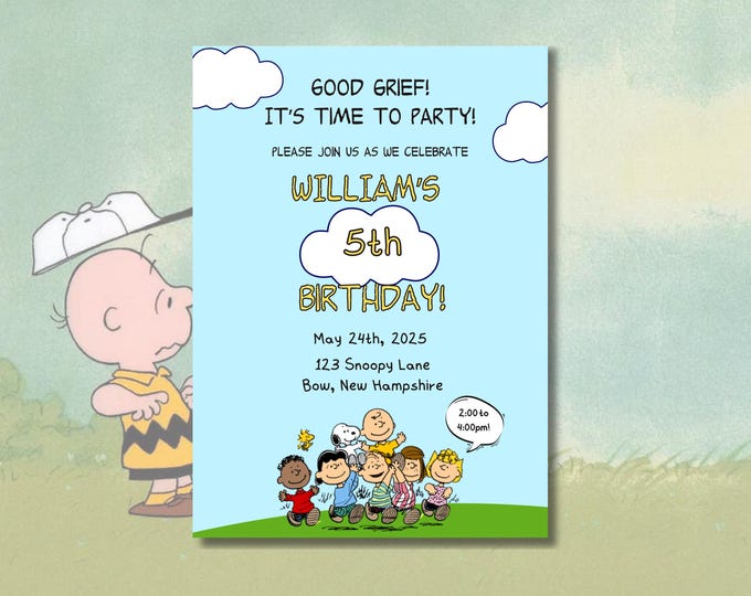 Vintage Snoopy Peanuts Hallmark Invitations Come to A Party 2 Sets of 8 ...