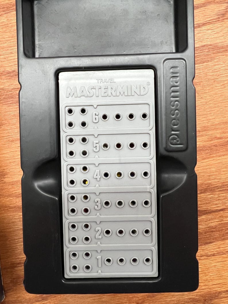 Vintage Travel Mastermind Board Game Pressman Strategy Game - Etsy