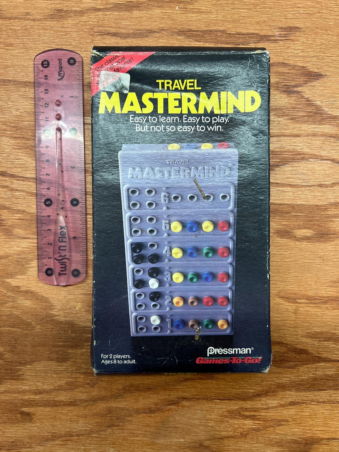 Vintage Travel Mastermind Board Game Pressman Strategy Game - Etsy