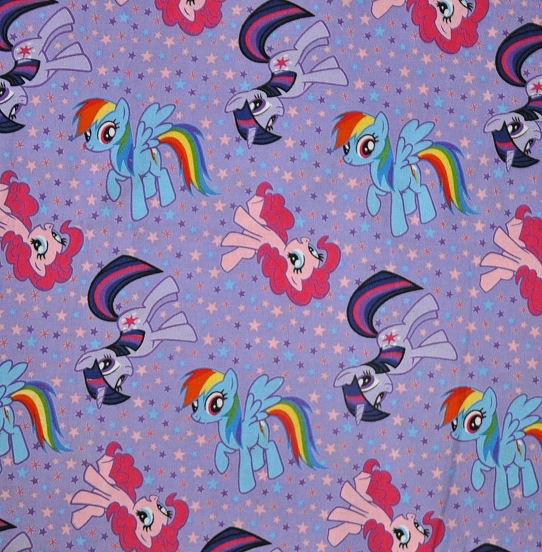 CUSTOM CREATION My Little Pony Cotton Woven From 6 to 18 Inches Long ...