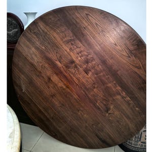 Restaurant Table Tops Wooden Desk,top Natural Solid Wood,round Table ...