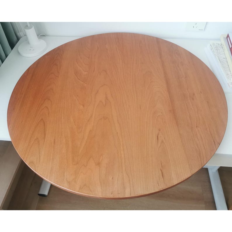Restaurant Table Tops Wooden Desk,top Natural Solid Wood,round Table ...