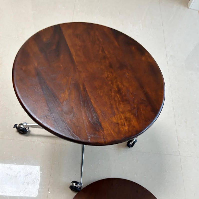 Round Walnut Table Top,restaurant Table Tops Wooden Desk,top Natural ...