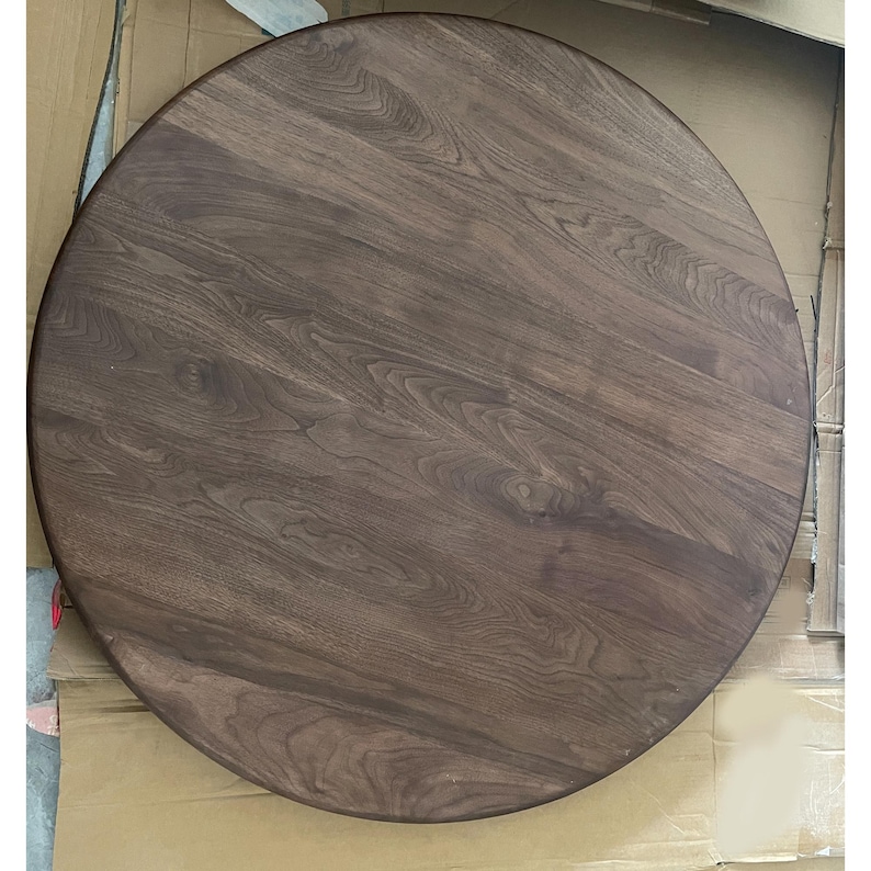 Restaurant Table Tops Wooden Desk,top Natural Solid Wood,round Table ...