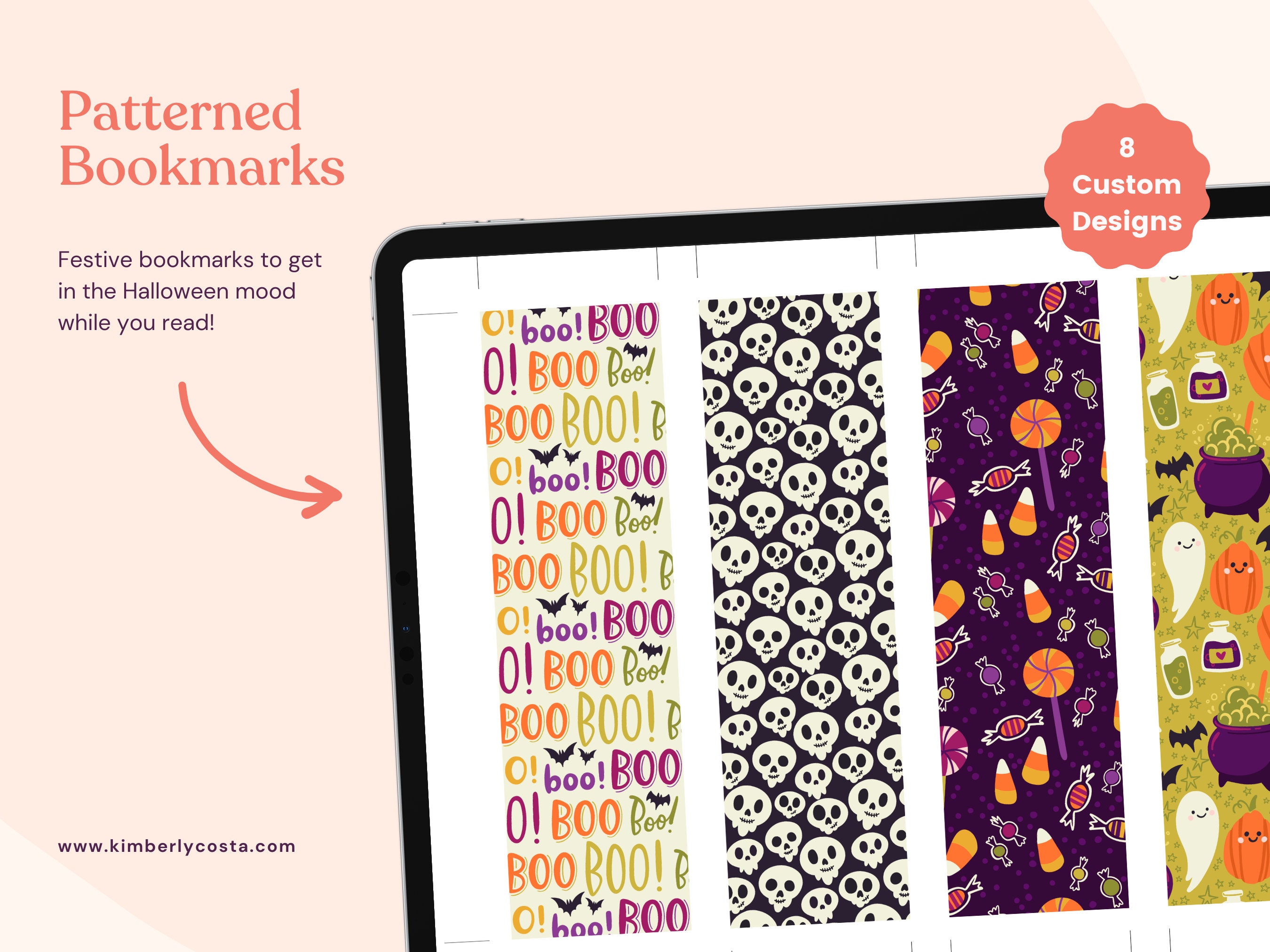 Halloween Printable Bookmarks Bookmark Printable Halloween Printable ...