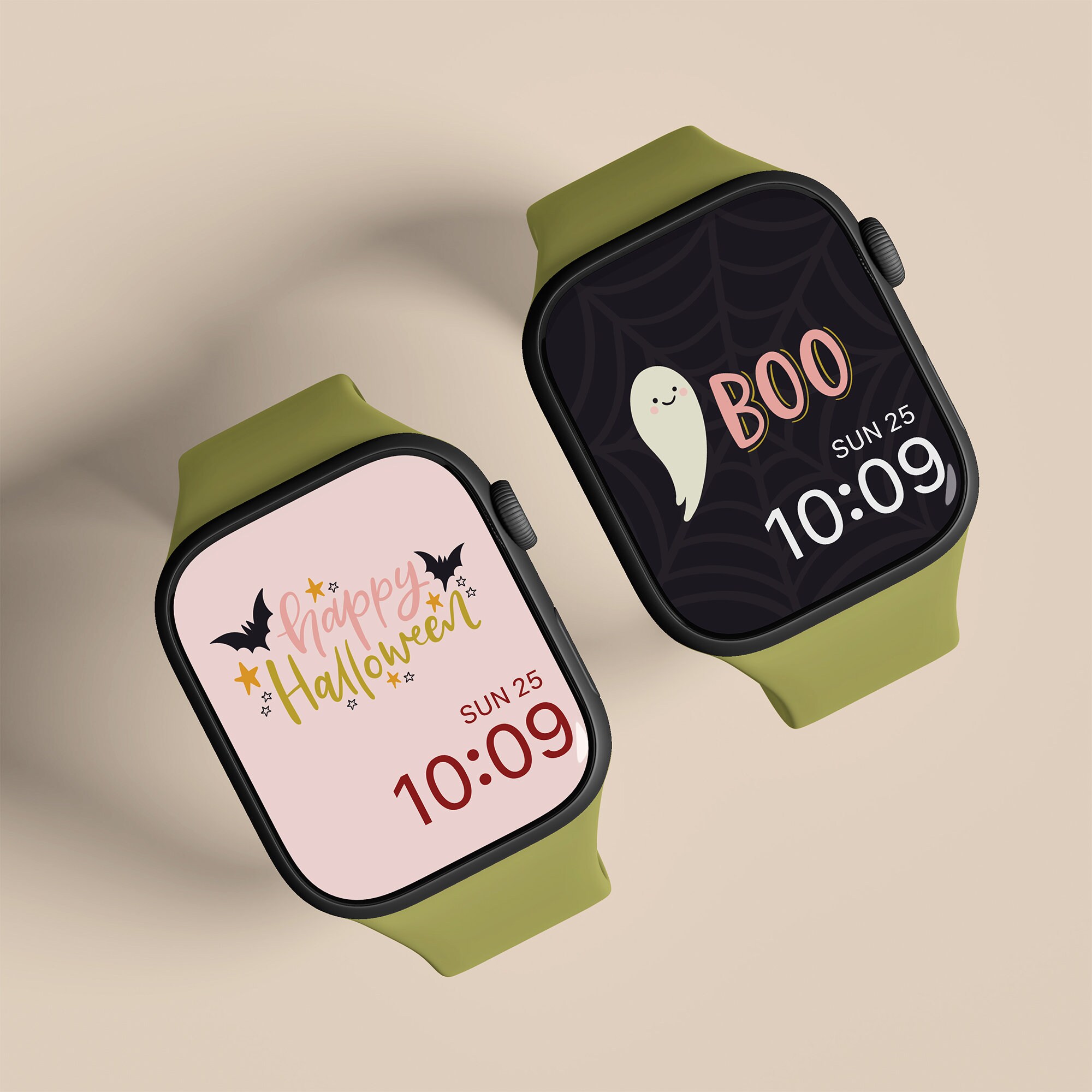 Spooky Ghost Apple Watch Faces (digital Download - Etsy