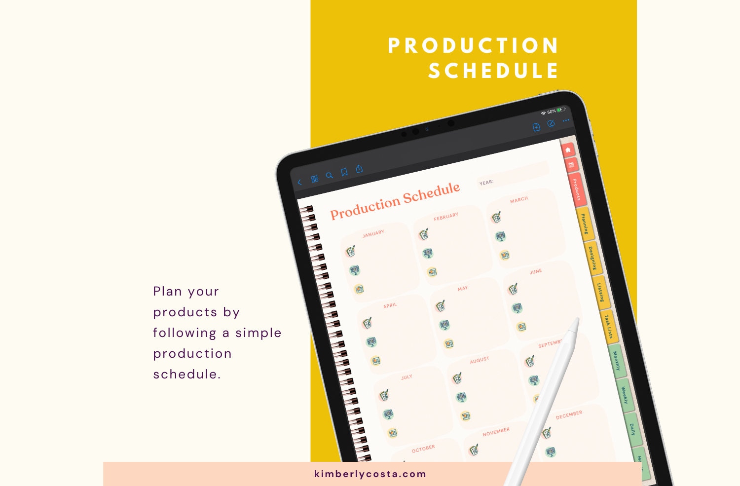 Product Launch Planner Digital Product Planner Digital Product Creation ...