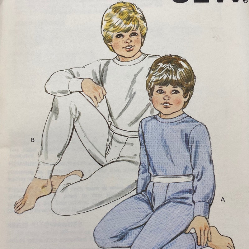 Long Johns Pattern - Etsy