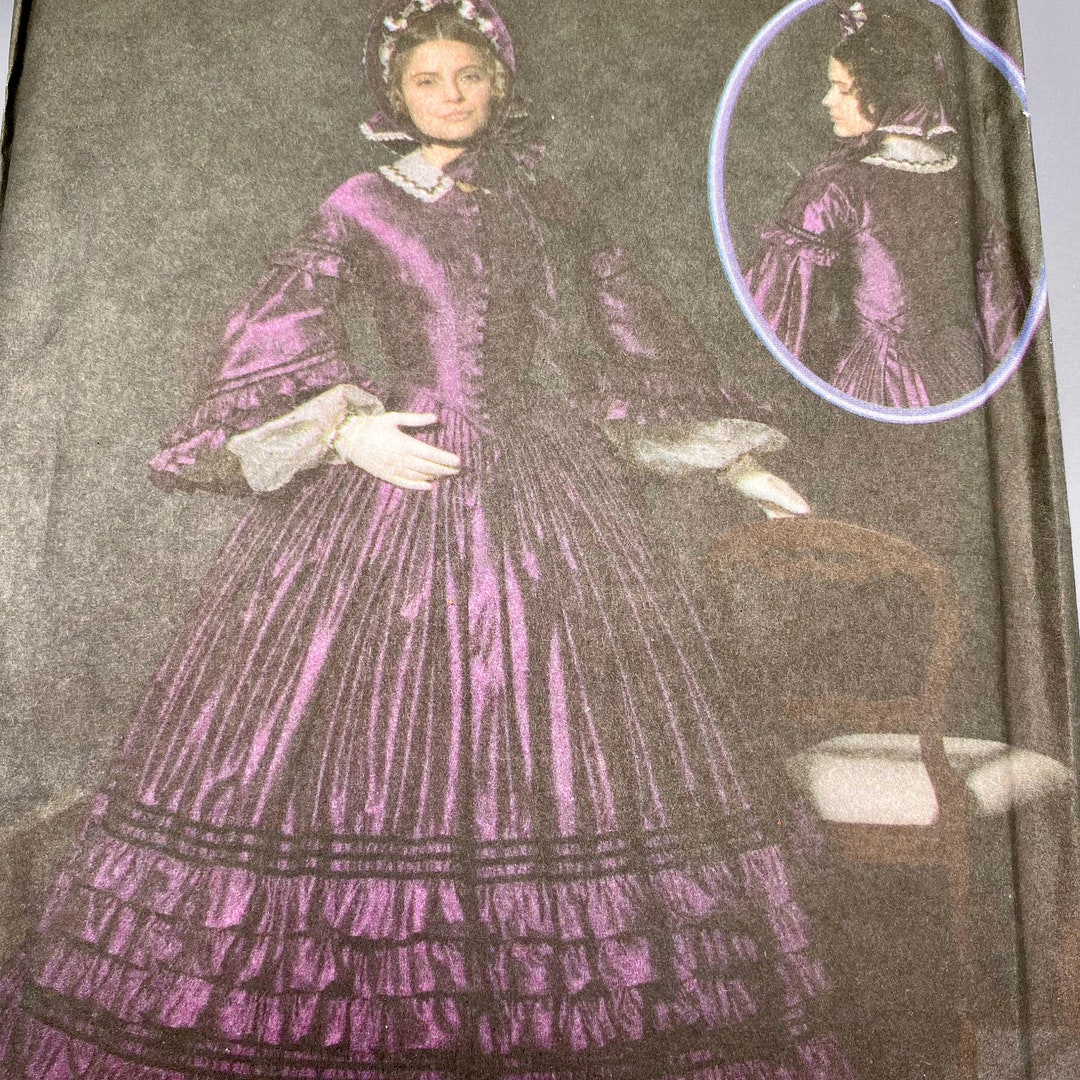 Simplicity 4510, Size 8 10 12 14, Civil War Era Dress Sewing Pattern ...