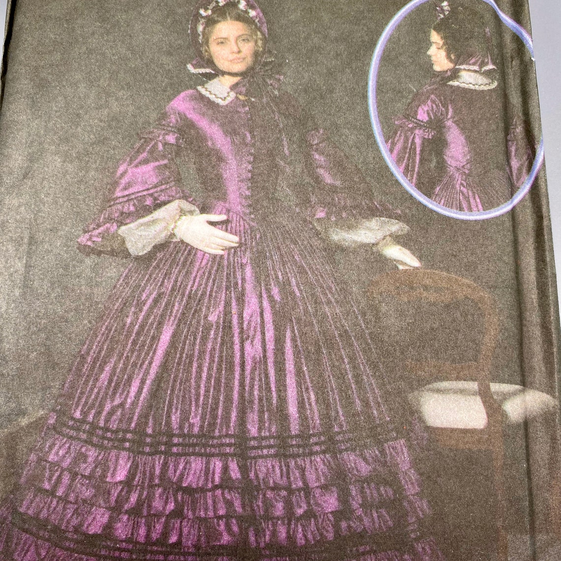 Simplicity 4510, Size 8 10 12 14, Civil War Era Dress Sewing Pattern ...