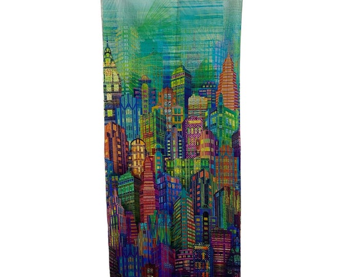 Skylines S#N4234 Hoffman Spectrum Digital Print Fabric 1 Yard 45 X 37 ...